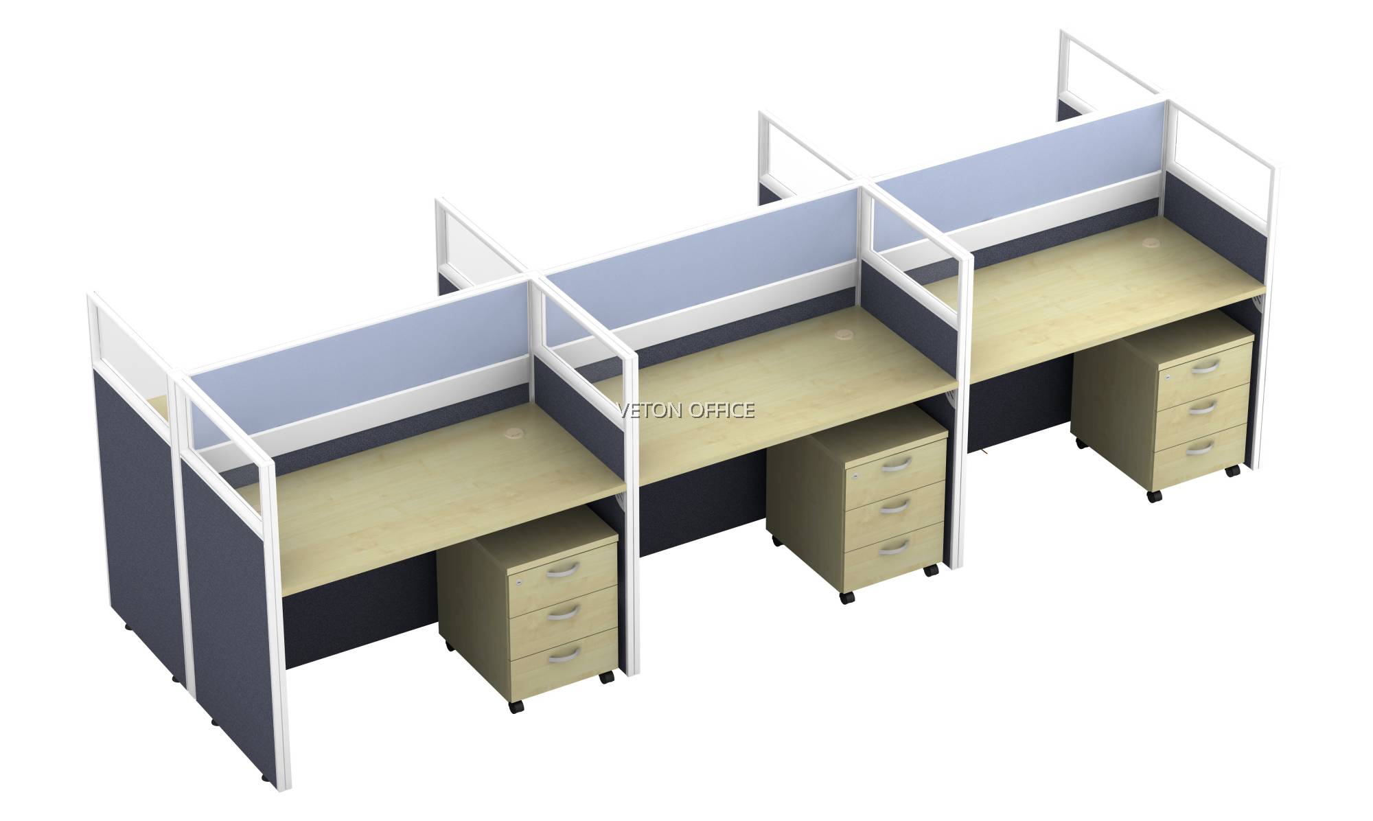 BLOCK-4 WORKSTATION FOR CLUSTER OF 6